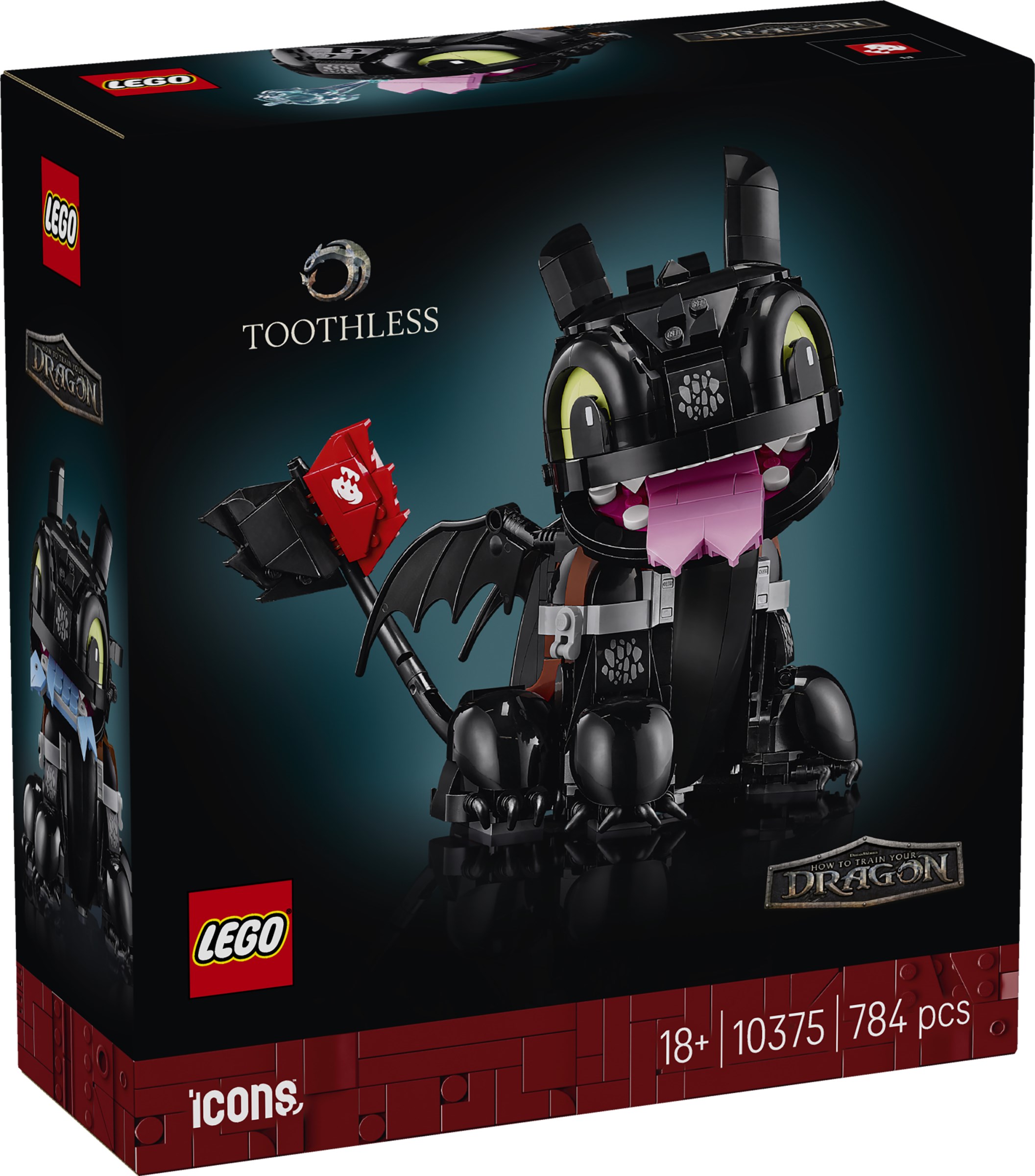 LEGO How to Train Your Dragon Toothless announced! | Brickset